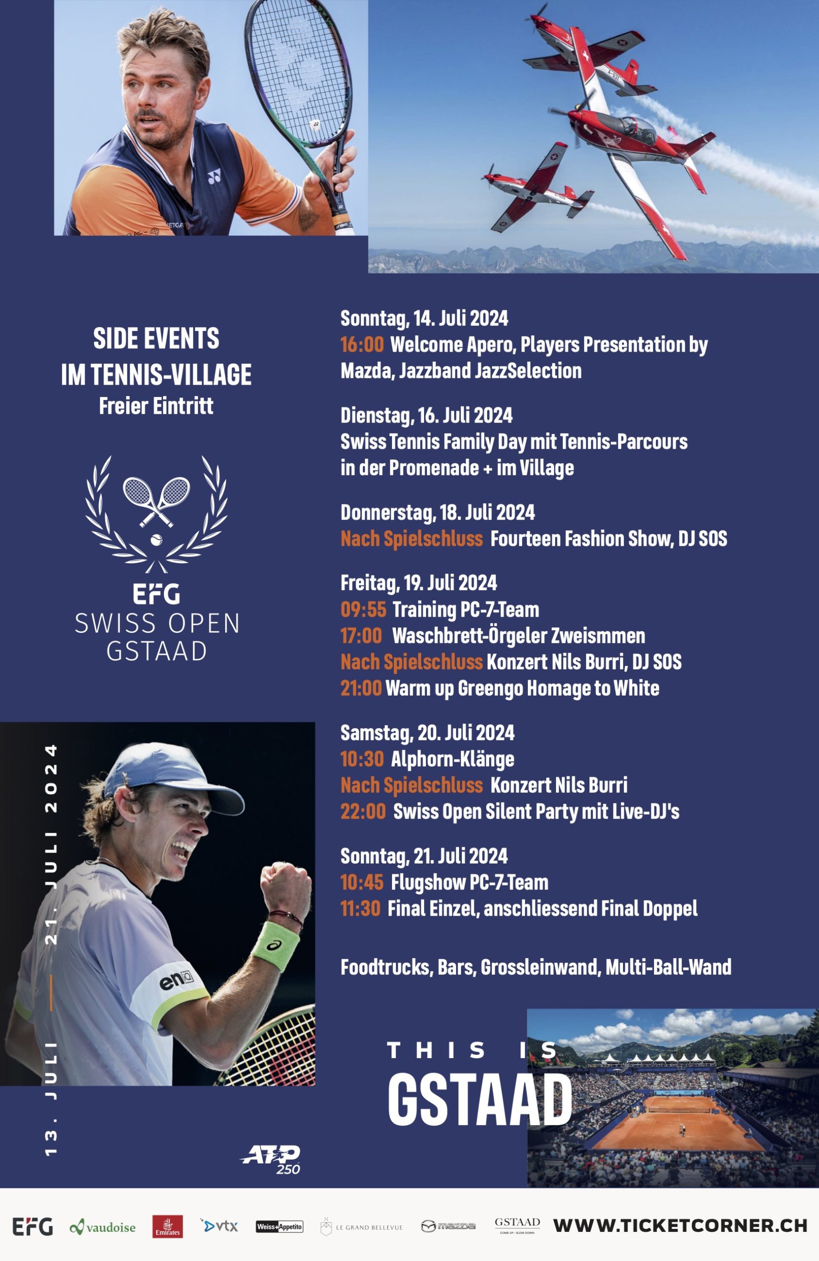 Programm – Swiss Open Gstaad