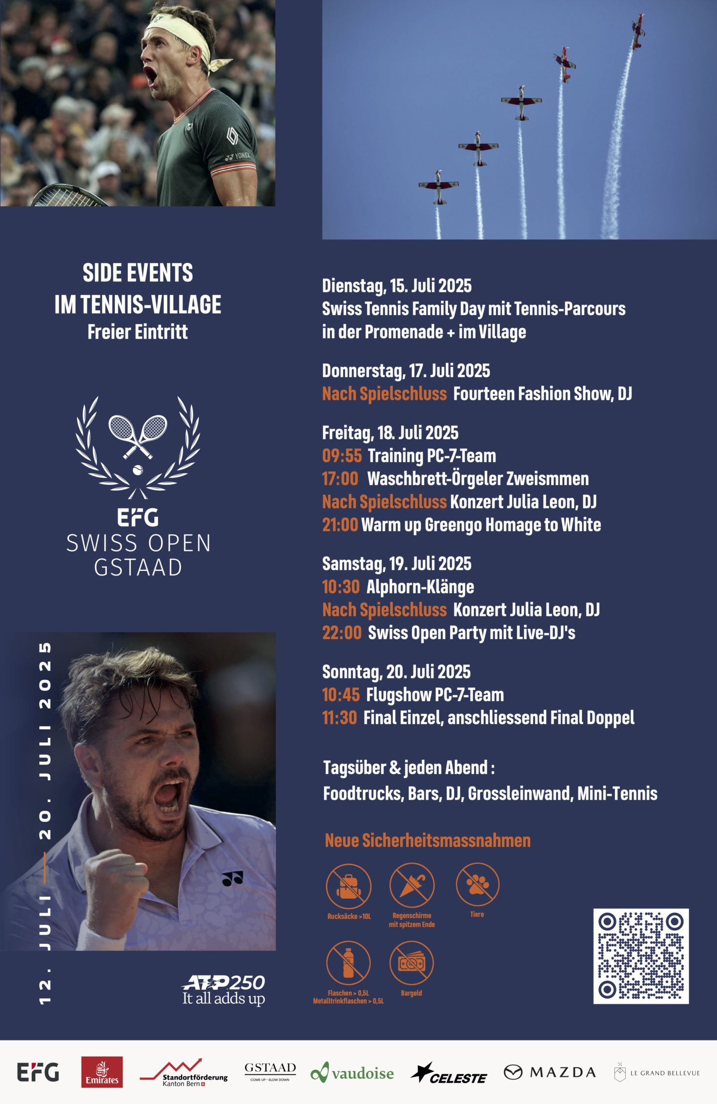Programm – Swiss Open Gstaad